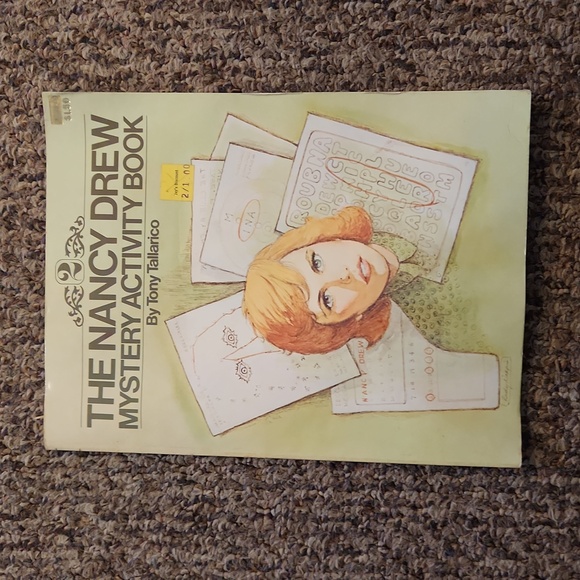 Nancy Drew | Other | Vintage 977 The Nancy Drew Mystery Activity Book ...